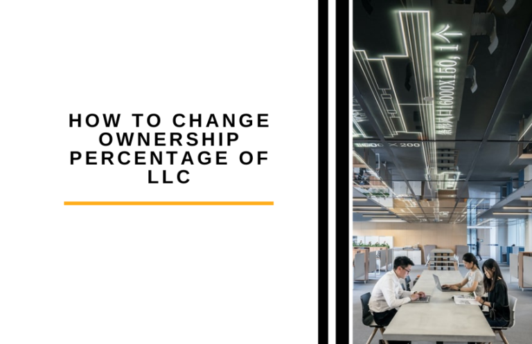How to Change Ownership Percentage of LLC - The Digital Merchant