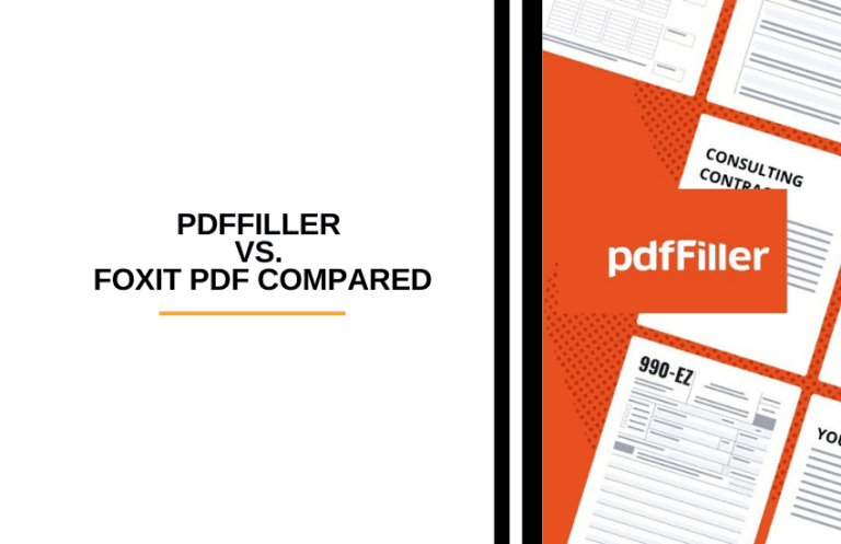 PDFfiller vs Foxit PDF Compared - The Digital Merchant