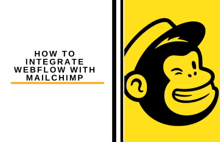 How to Integrate Webflow with Mailchimp - The Digital Merchant
